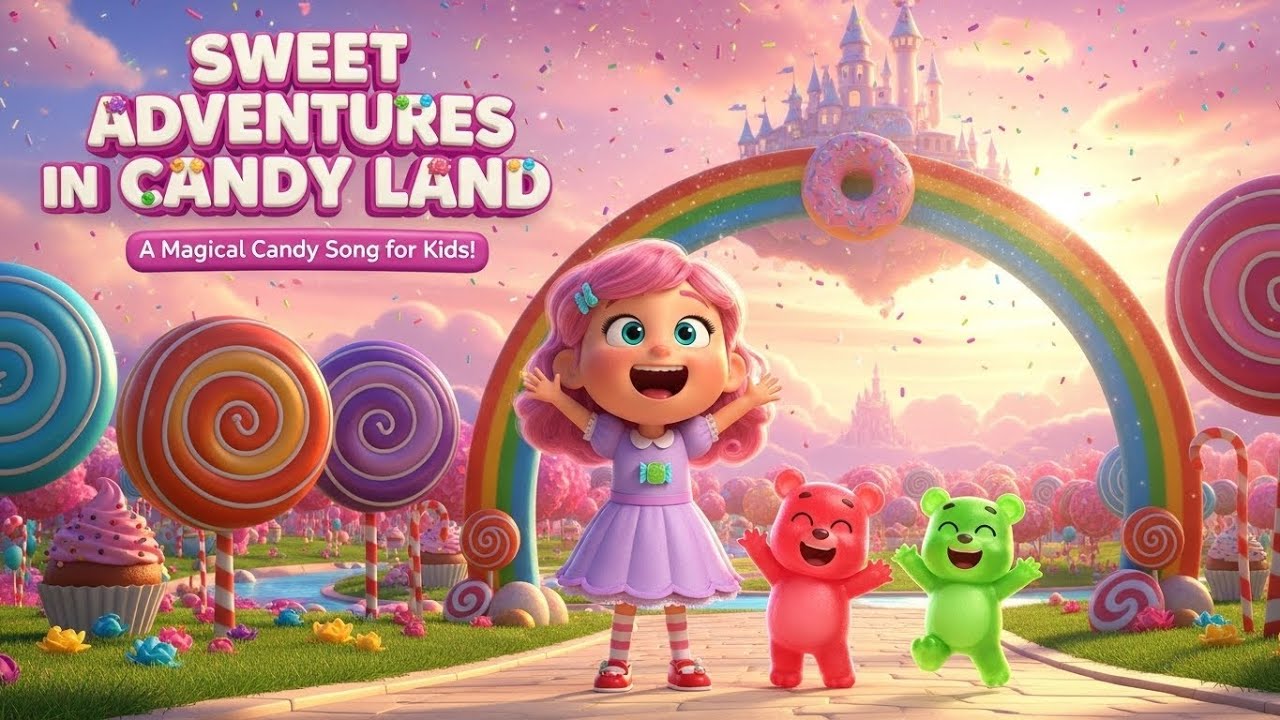 Sweet Adventures in Candy Land 🍭🍬 | Fun Nursery Rhymes for Kids ...