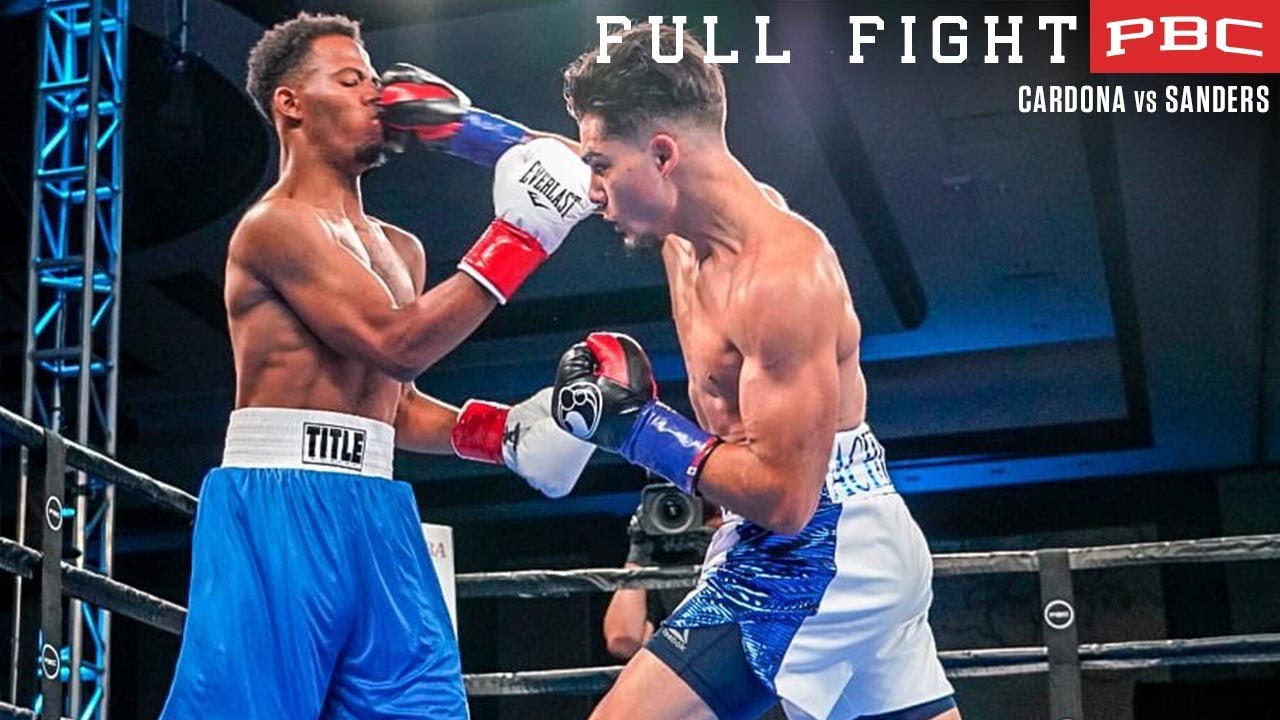 Justin Cardona vs JC Sanders FULL FIGHT: June 1, 2019 | PBC on FS1 ...