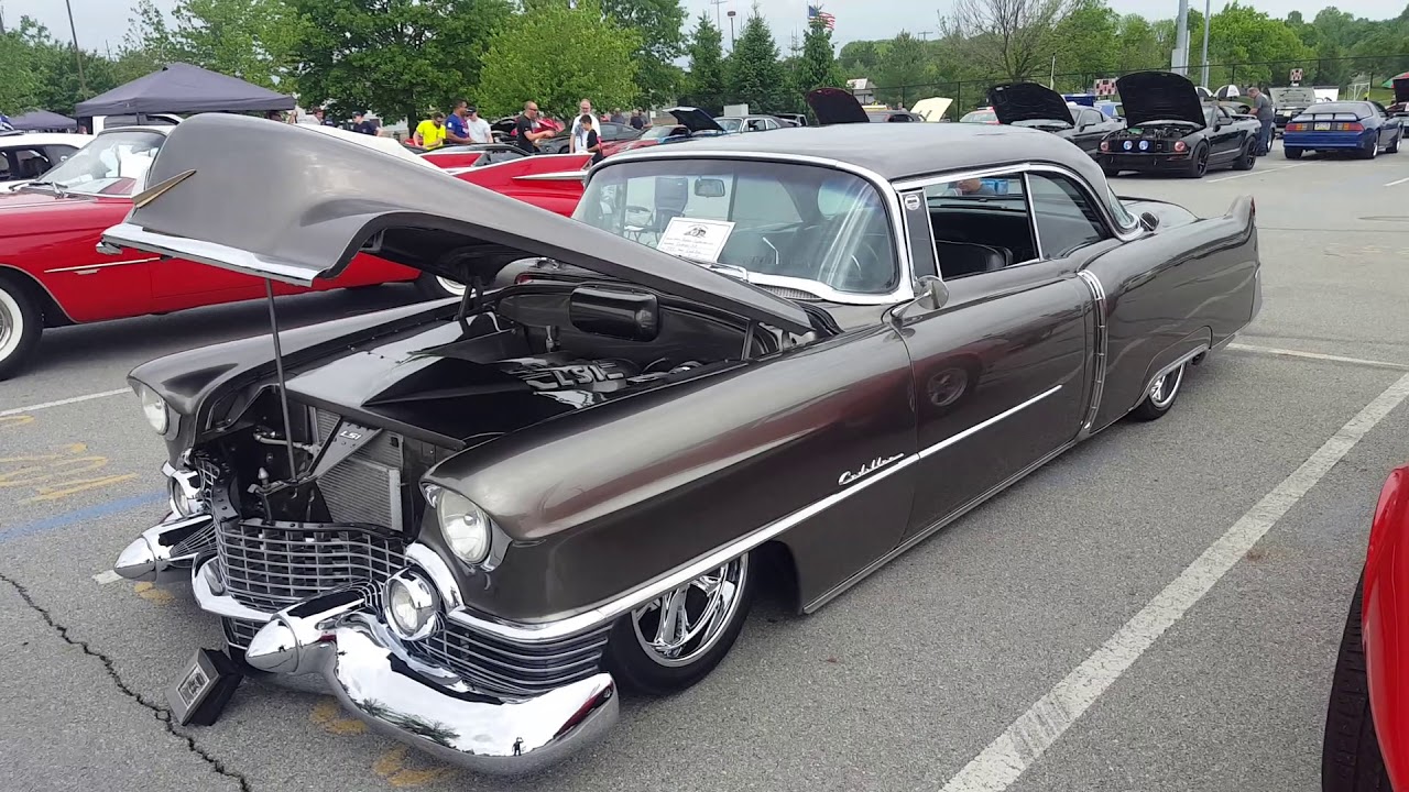 1954 Cadillac restomod driver on a regular basis at a carshow - YouTube