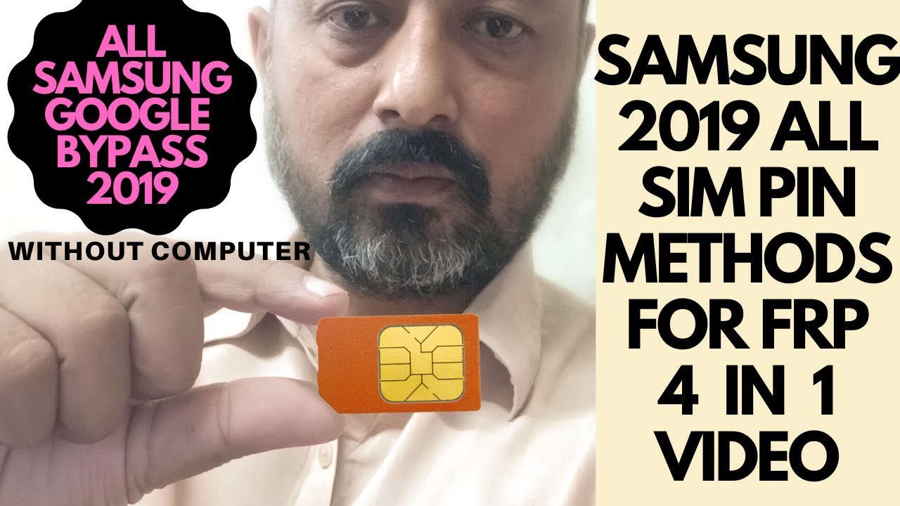 Samsung SIM Pin FRP Methods Compilation | 4 Methods in 6 minutes - YouTube