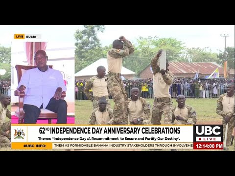 UPDF FIGHTING SKILLS; MUSEVENI PLEASED BY COMMANDO TRAINING SKILLS SHOWCASED ON INDEPENDENCE DAY ...