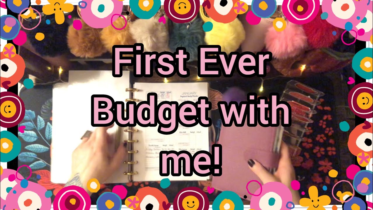 FIRST EVER BUDGET WITH ME 🫶💷 & FIRST CASH STUFFING OF 2025 🍄 ️ - YouTube