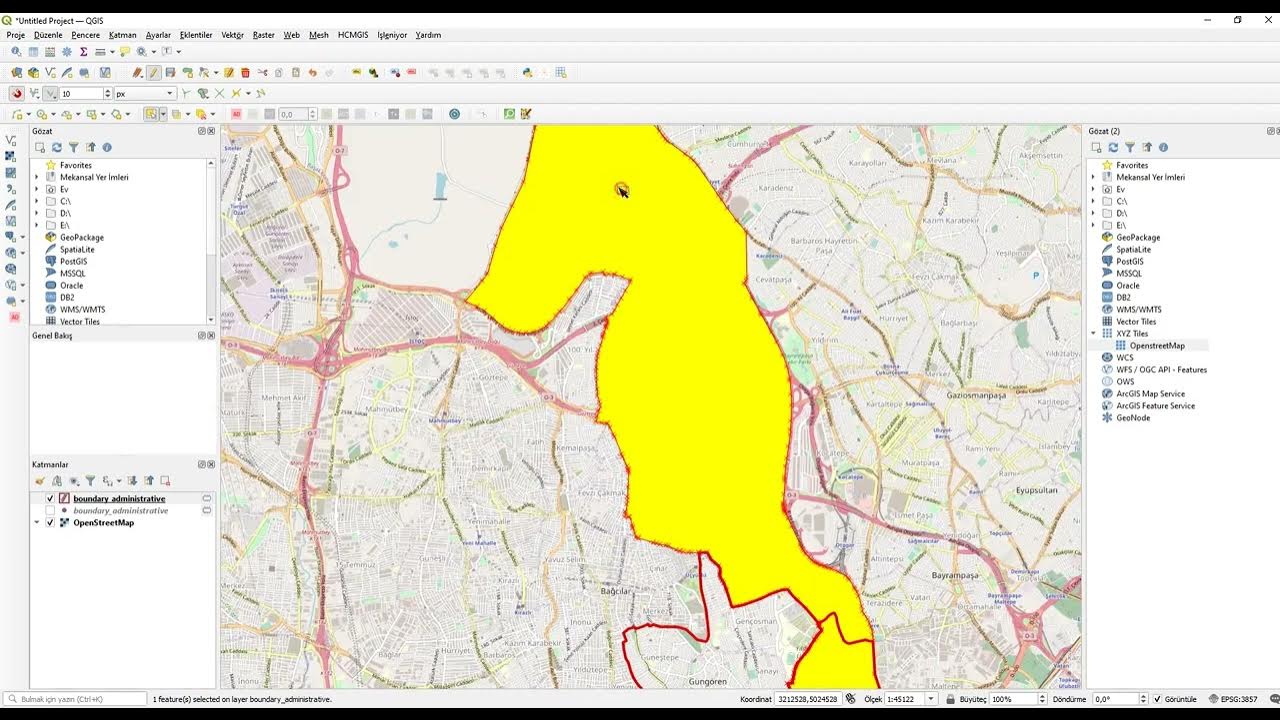 openstreetmap veri indirme/QGIS - YouTube