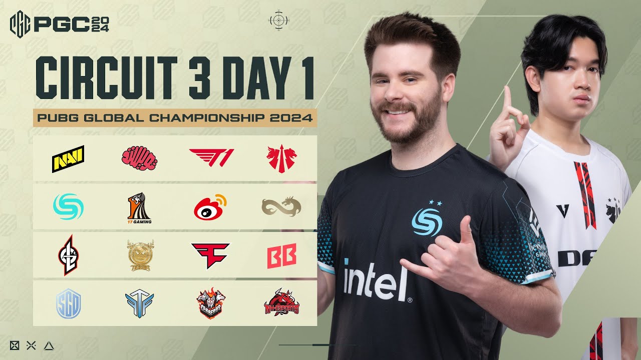 PUBG Global Championship 2024 Circuit 3 DAY 1 - YouTube