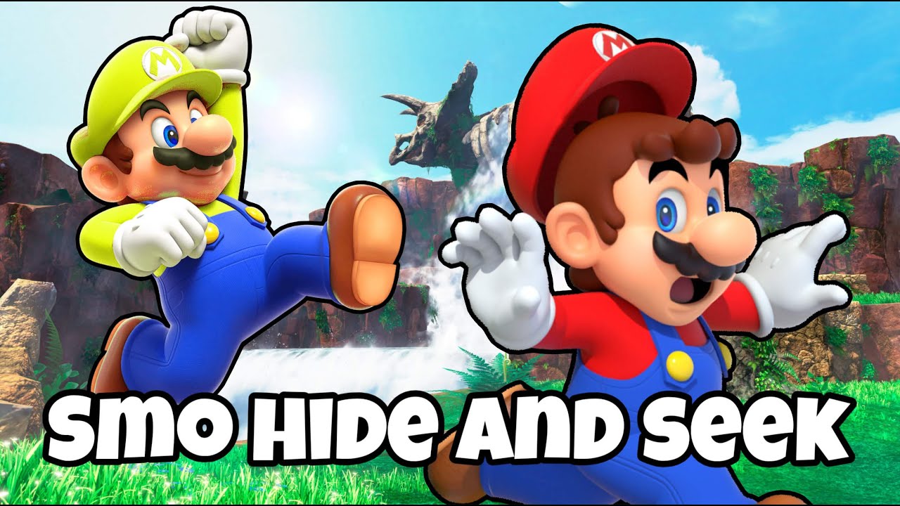 super mario odyssey hide and seek with speedrunners - YouTube