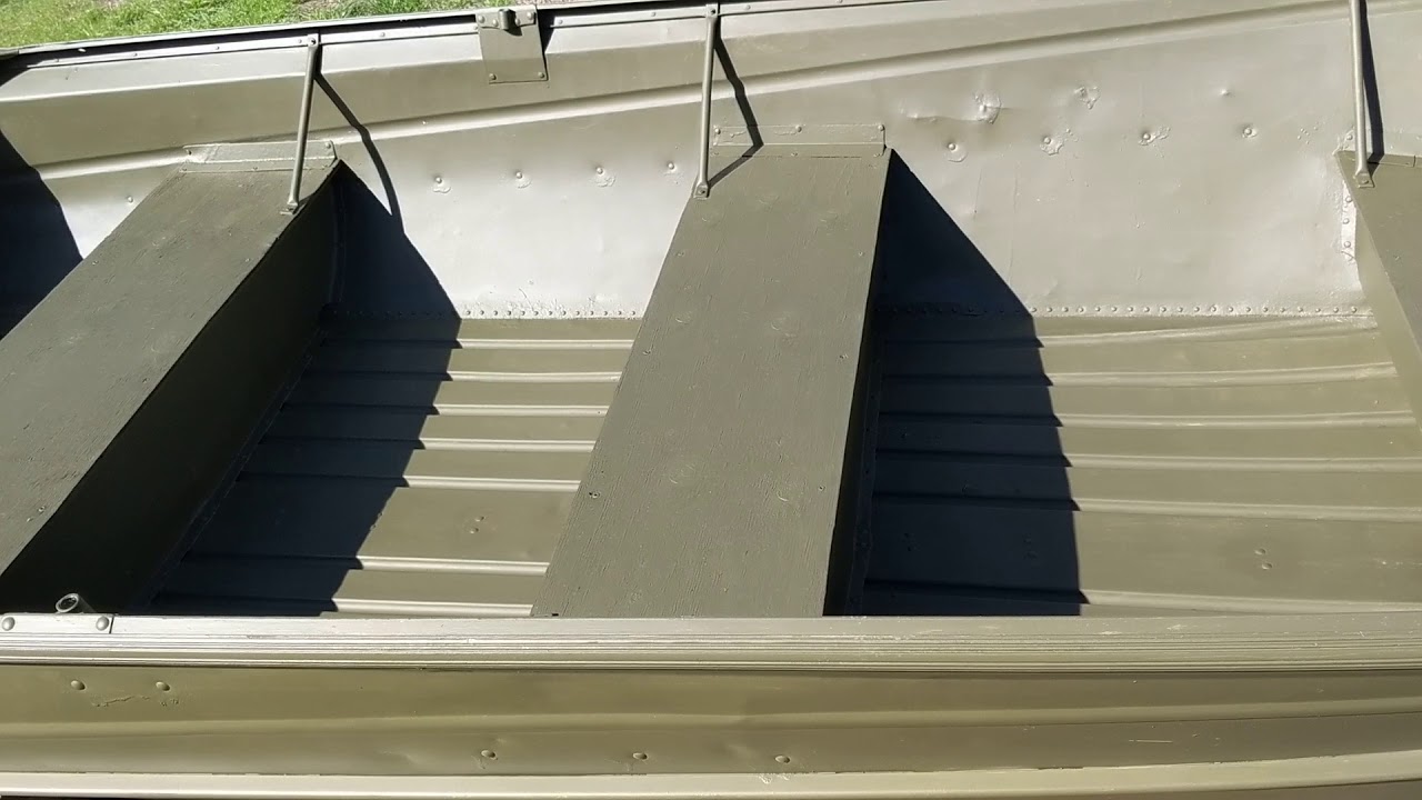 13' Valco Aluminum Boat - YouTube