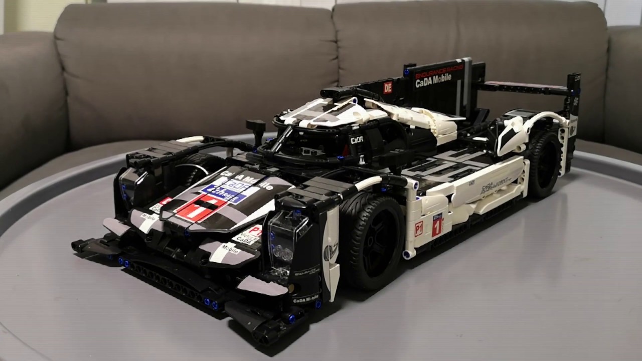 MOC 1586PCS RC Sports Car 911 F1 Racing Car Racer Building Blocks ...