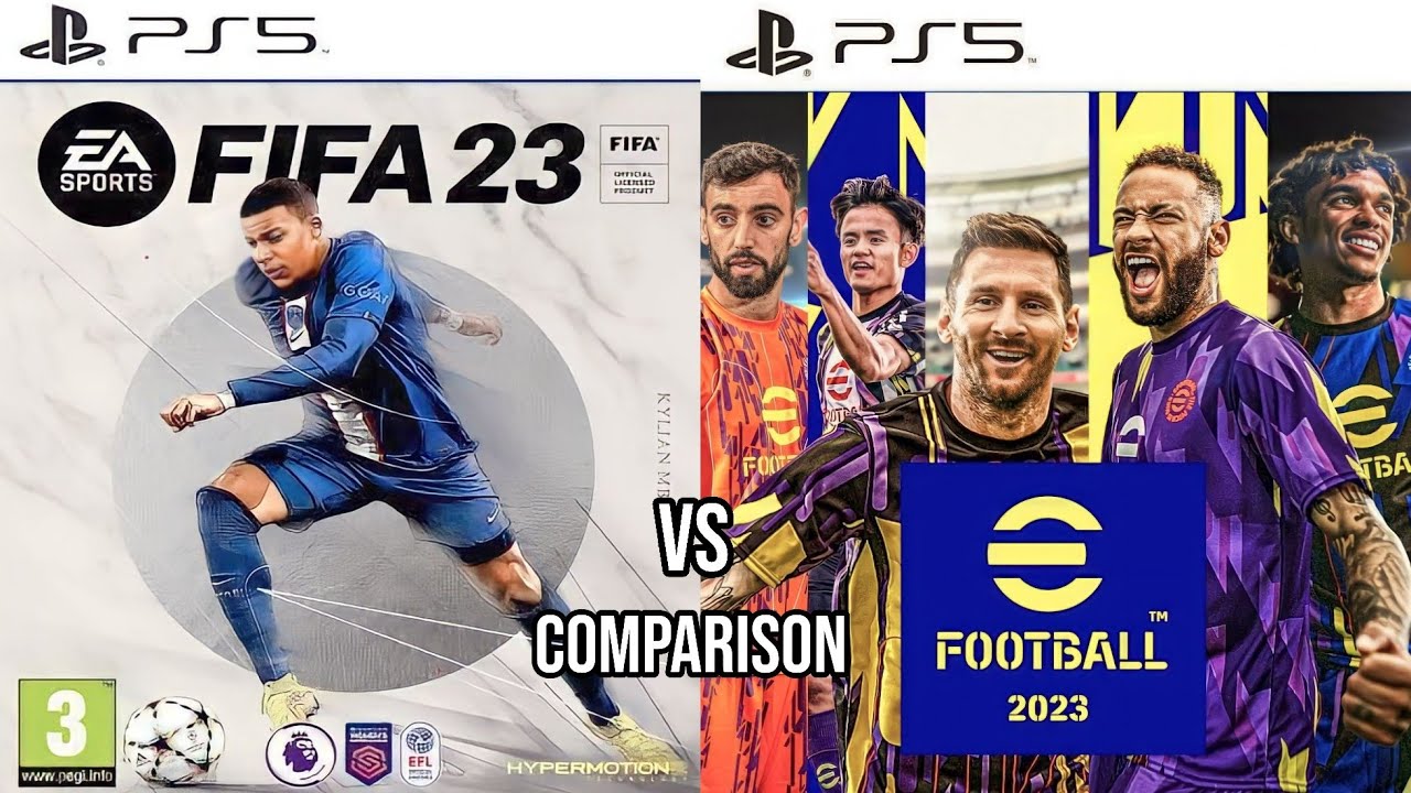FIFA 23 PS5 Vs efootball 2023 PS5 - YouTube