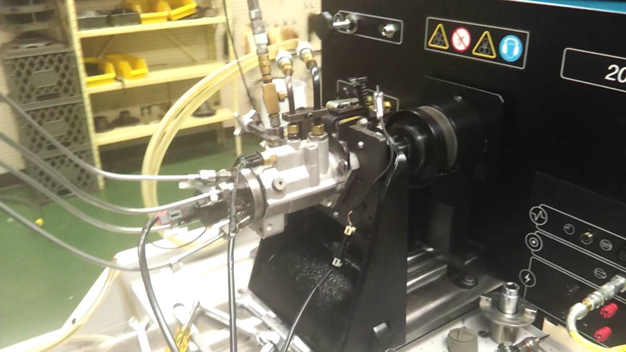 Stanadyne DE pump testing on Hartridge AVM2 PC www.jhdiesel.com - YouTube