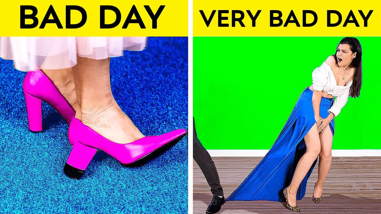 25 Creative Solutions to Everyday Girls' Problems - YouTube