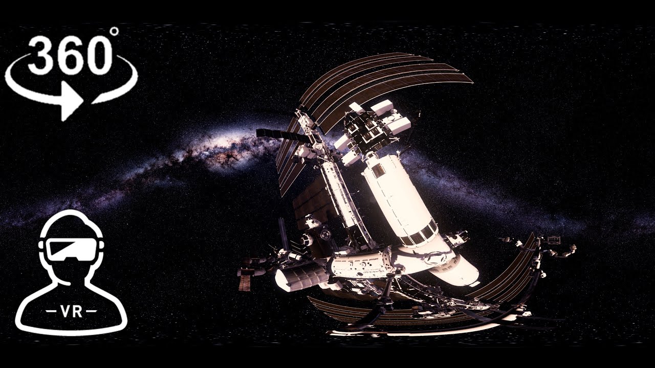 【VR】Space Station 360 VR Video and Relaxation Music - YouTube