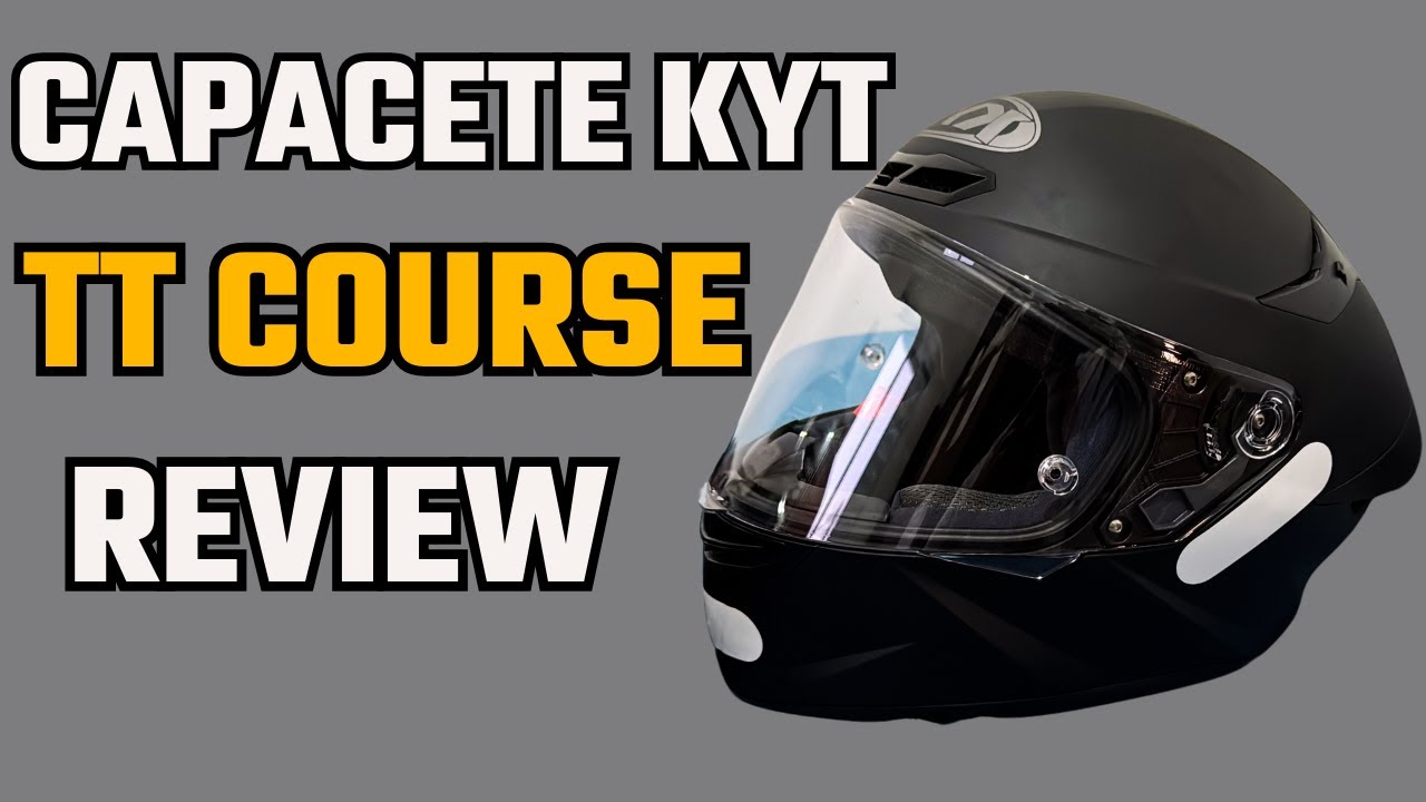 Capacete KYT TT Course Review - YouTube
