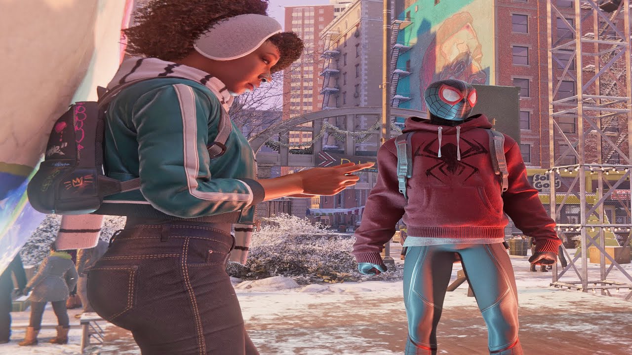 Miles meets lovely Hailey & Kingpin - We Got a Lead Side Quest - Spider ...