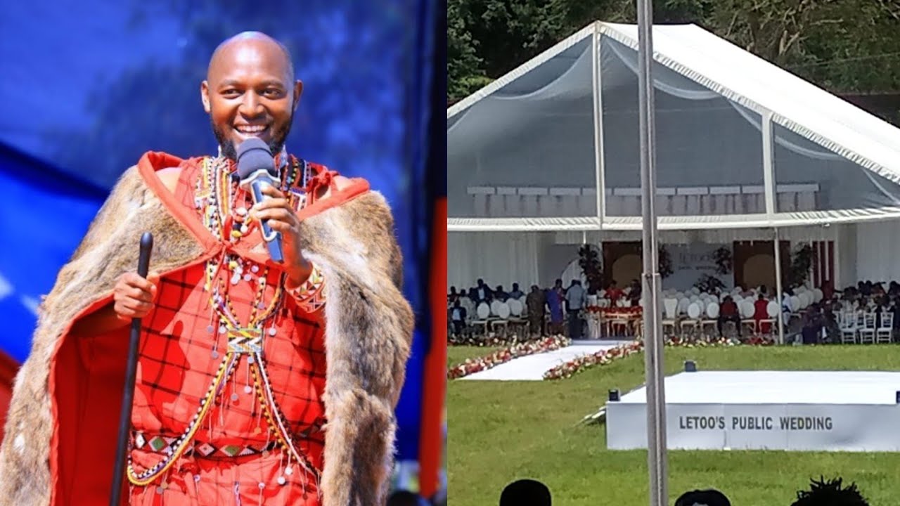 CITIZEN TV's STEPHEN LETOO GRAND WEDDING CEREMONY ONGOING AT OLE ...