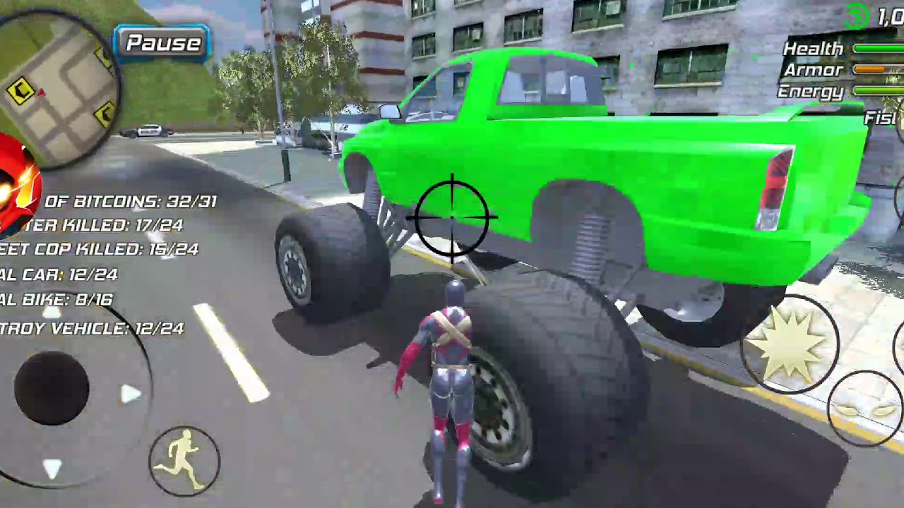 Criminal spiderman in amazing rope hero police - YouTube