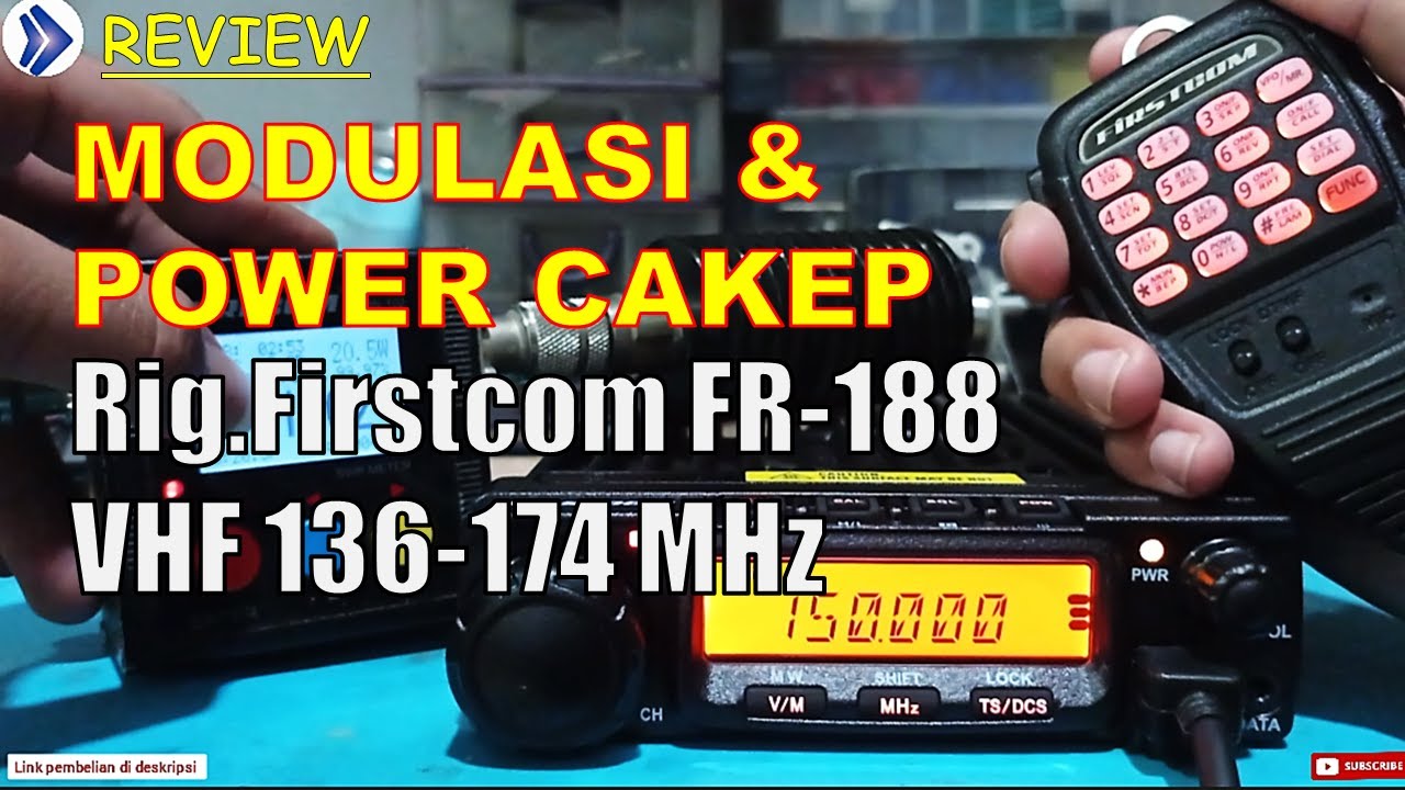 24.Review Radio RIG FIRSTCOM FR-188 SINGGLE BAND - YouTube