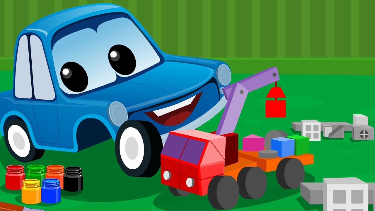 Zeek And Friends | Lets Build Car Song | Rhymes For Children - YouTube