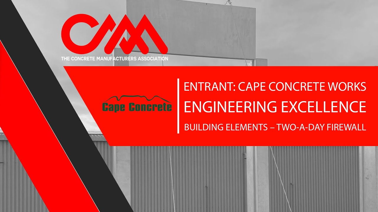 #AFE 2024 - Cape Concrete Works - Two-a-Day Firewall - Engineering ...