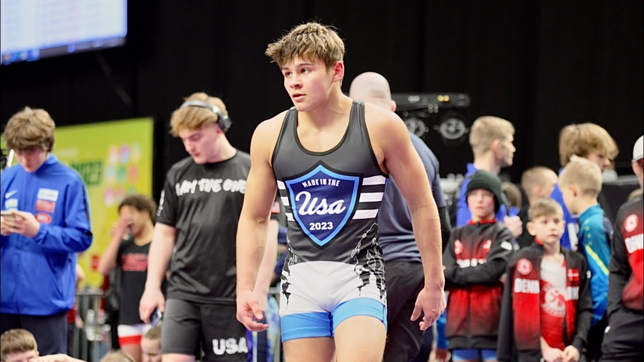 U17 A. Fagring (SWE) vs J. Wachsmuth (USA). Greco-Roman 51kg youth ...