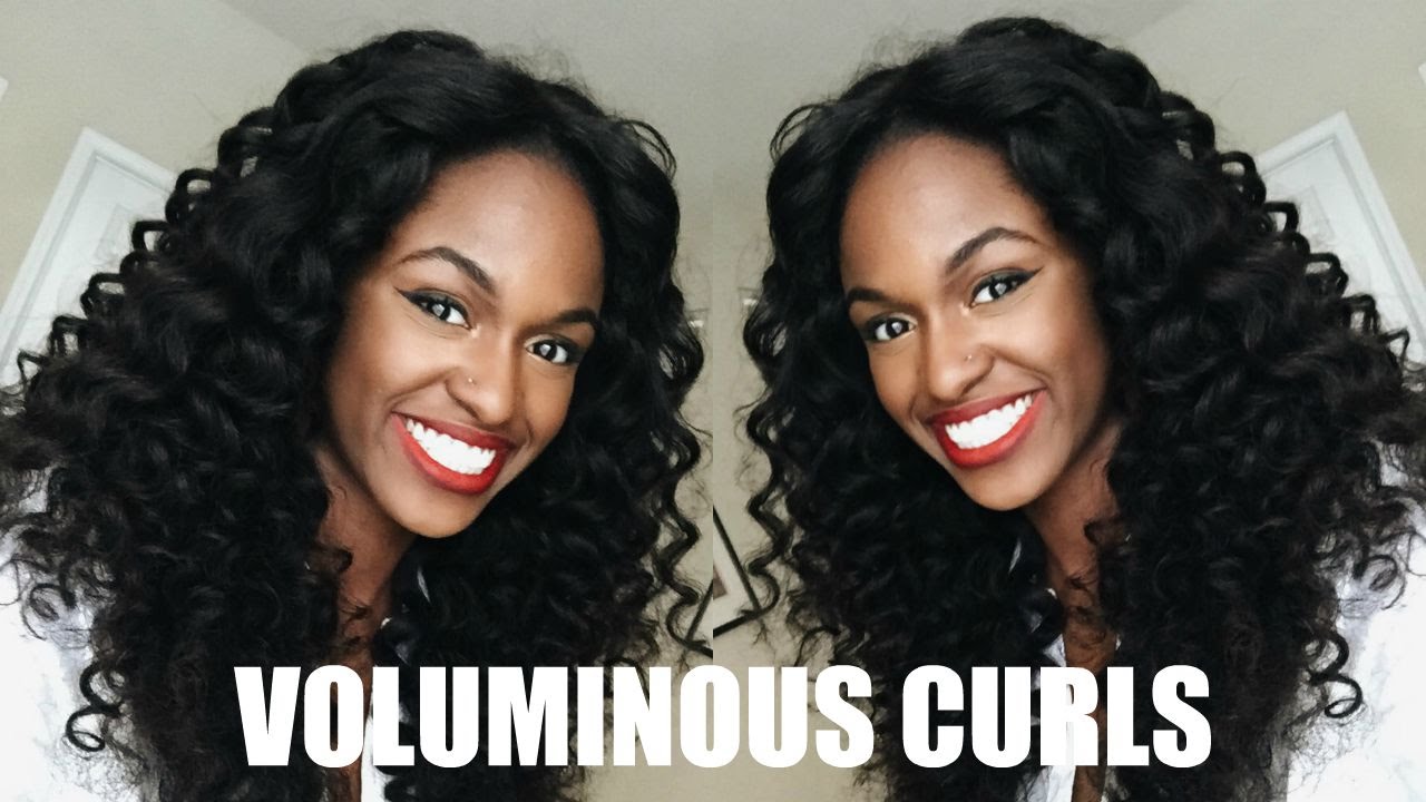 Teyana Taylor Inspired Soft Voluminous Curls Tutorial: Eva Wigs Unboxing and Styling - YouTube