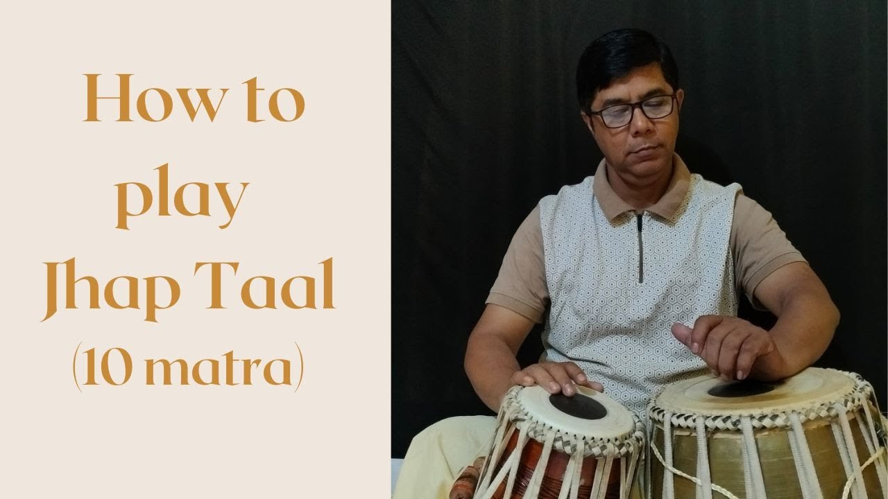 Tabla Lessons Online | Learn How to play Jhap Taal (10 Matra) | Basic ...