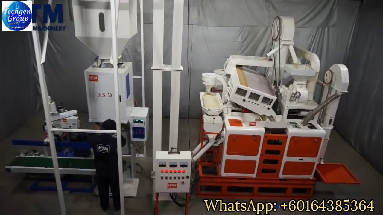 1 ton per hour mini auto rice mill with packing machine|20~25ton steam ...