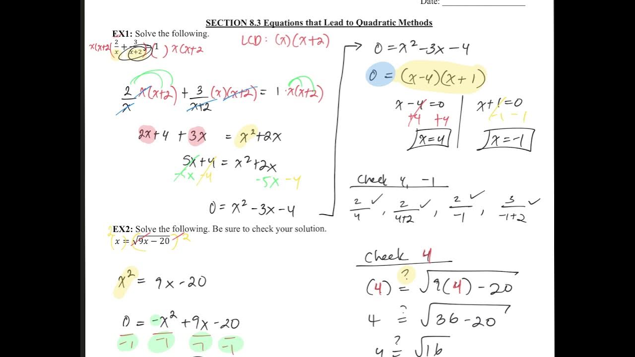 Section 8.3 - YouTube