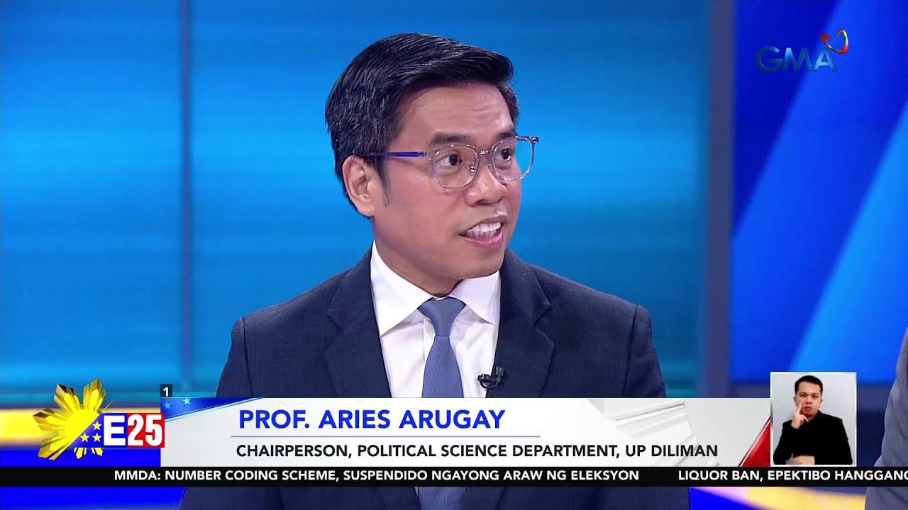 Interview kay Prof. Aries Arugay nitong 8:31 a.m., May 12 | Eleksyon ...