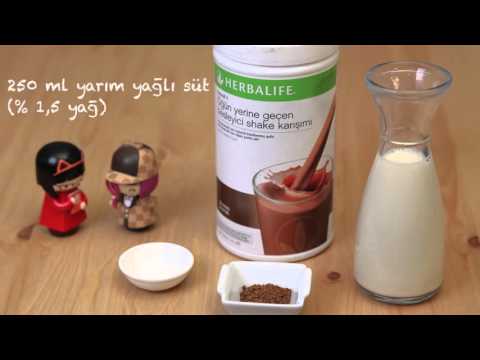 Herbalife Damla Sakızlı Kahve Tadında Shake Tarifi