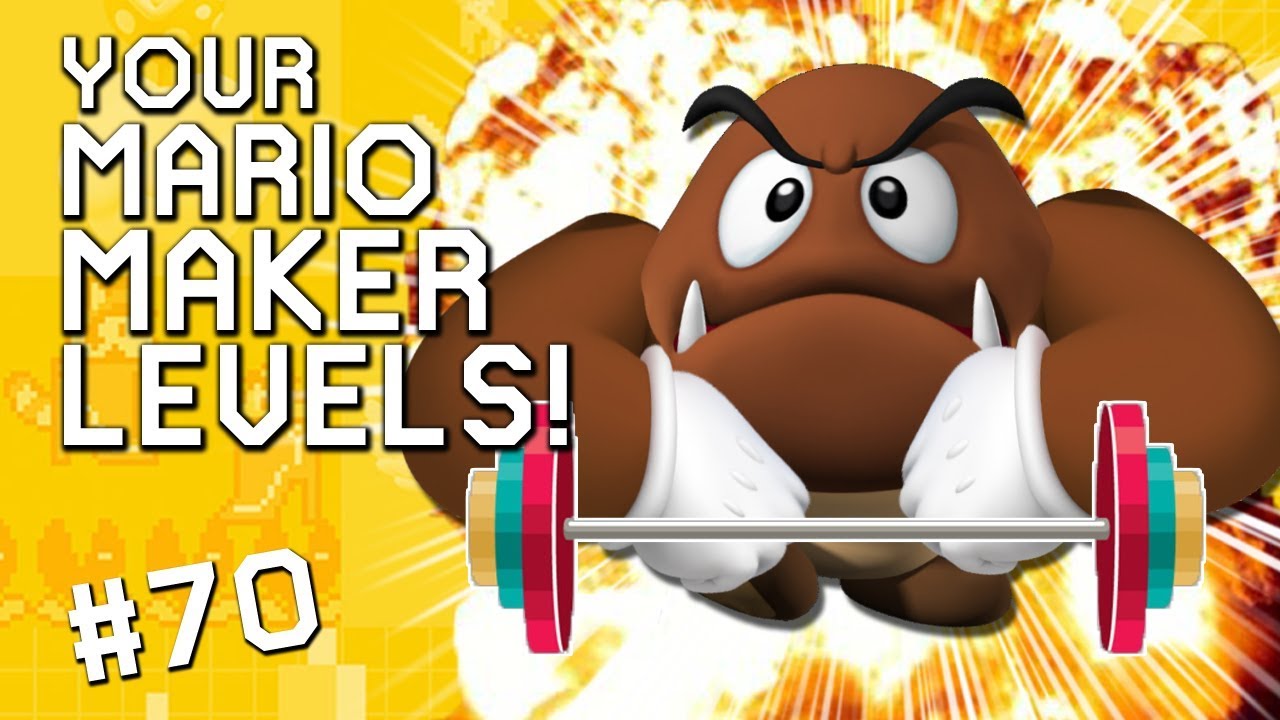UNDERGROUND GOOMBA TRAINING UNIT: YOUR Mario Maker Levels #70 - YouTube