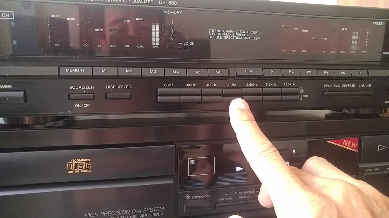 Test Equaluzer Denon de 680 - YouTube