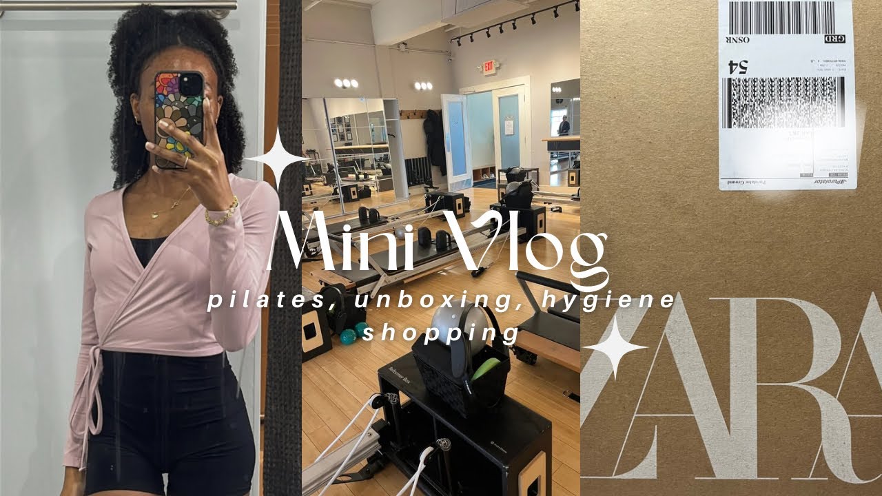 Mini Vlog Pilates Unboxing Hygiene Shopping Youtube