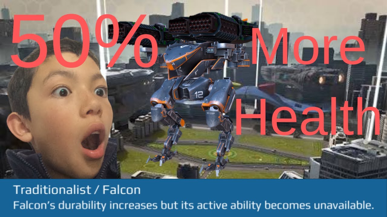 Falcon with... ??? | unlocking traditionalist skill | war robots ...