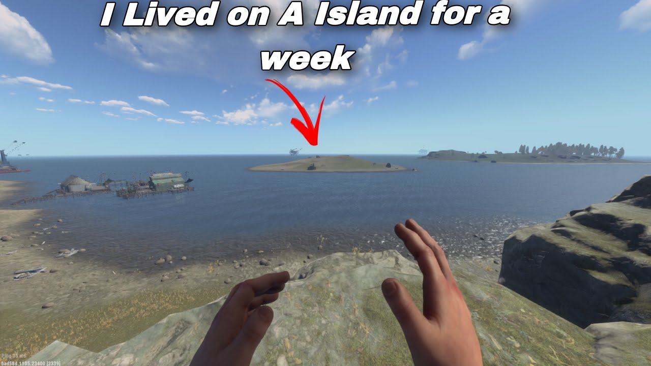 I lived on island for entire week (Rust console edition) - YouTube