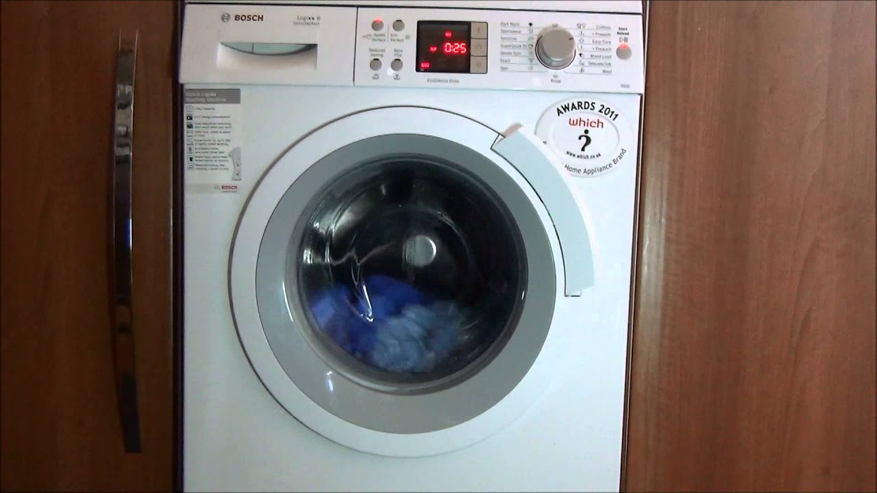 Bosch Logixx WAS32461GB Washer : Easy Care 40 Speed Perfect mini load ...