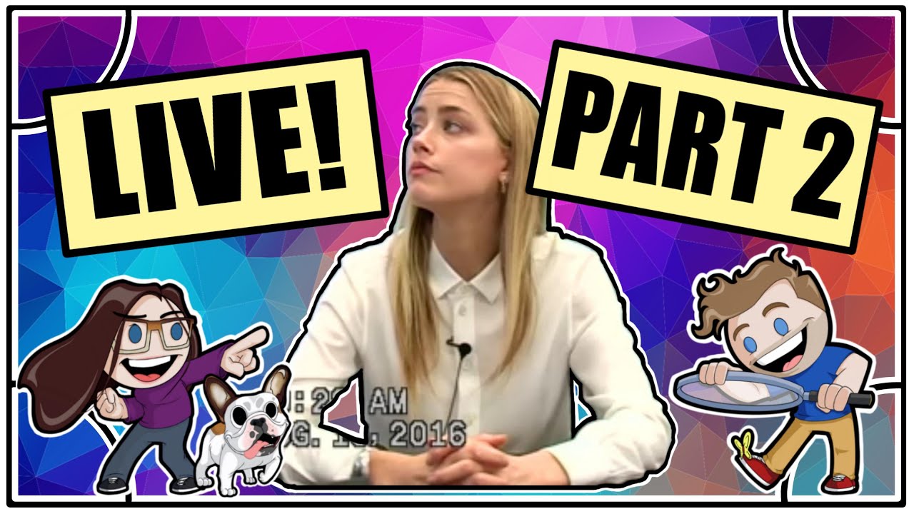 EXCLUSIVE NEW LIVE! 2016 Depo Part 2! Amber Heard vs Johnny Depp # ...