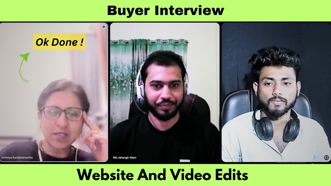 Website Project Buyer Interview | Freelancing Client Meeting ...