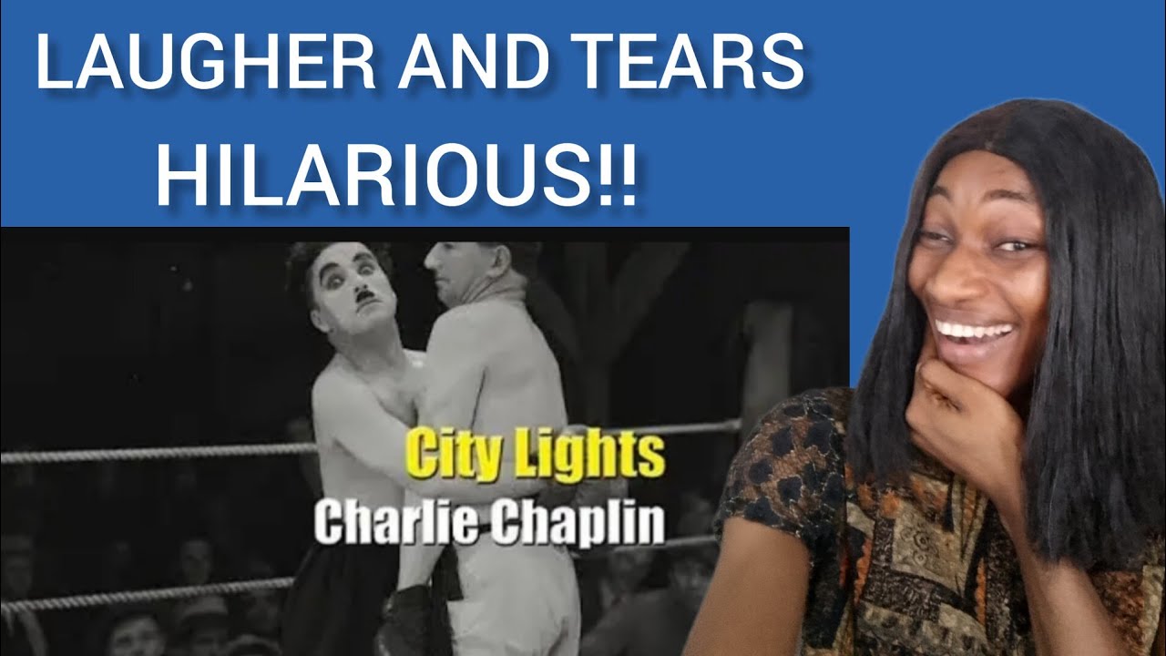 First Time Watching *CITY LIGHTS* (1931) Chaplin's Boxing Comedy ...