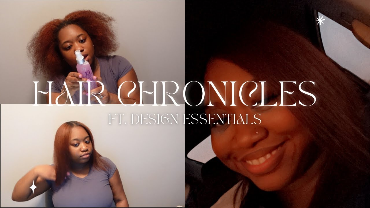 DESIGN ESSENTIALS SILK PRESS | HAIR CHRONICLES | let’s do my silk press ...