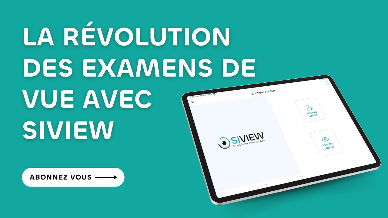 La révolution des examens de vue avec SiVIEW : La Réfraction avec IA ...