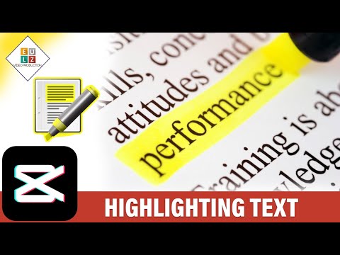 Highlight Text Tutorial in Capcut | #capcut #highlights #tutorial - YouTube