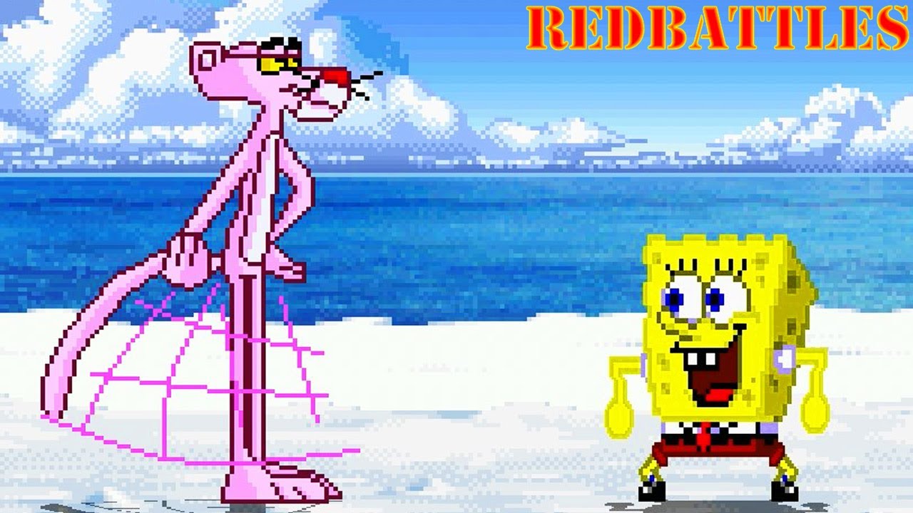 SPONGEBOB vs PINK PANTHER - YouTube