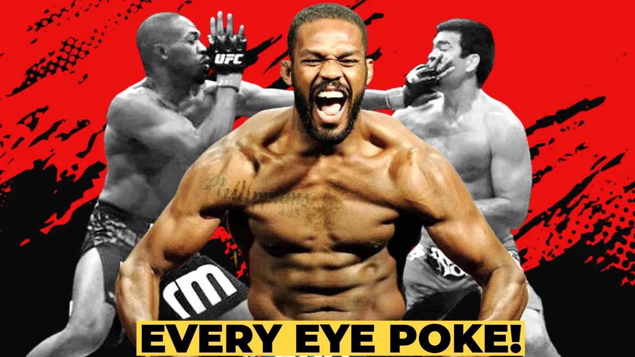 I Counted Every Jon Jones Eye Poke… (It's BAD) - YouTube