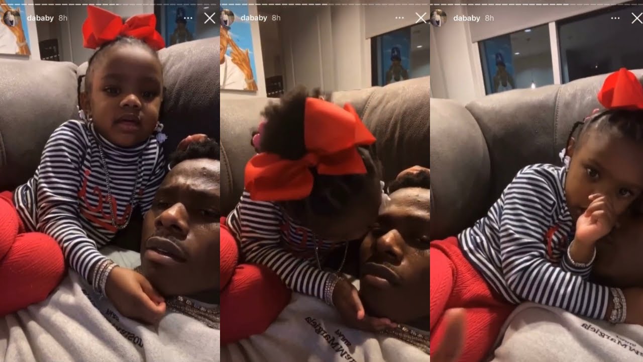 Dababy with daughter Serenity 💕 💖 😍 *daddy's girl!!!!* - YouTube