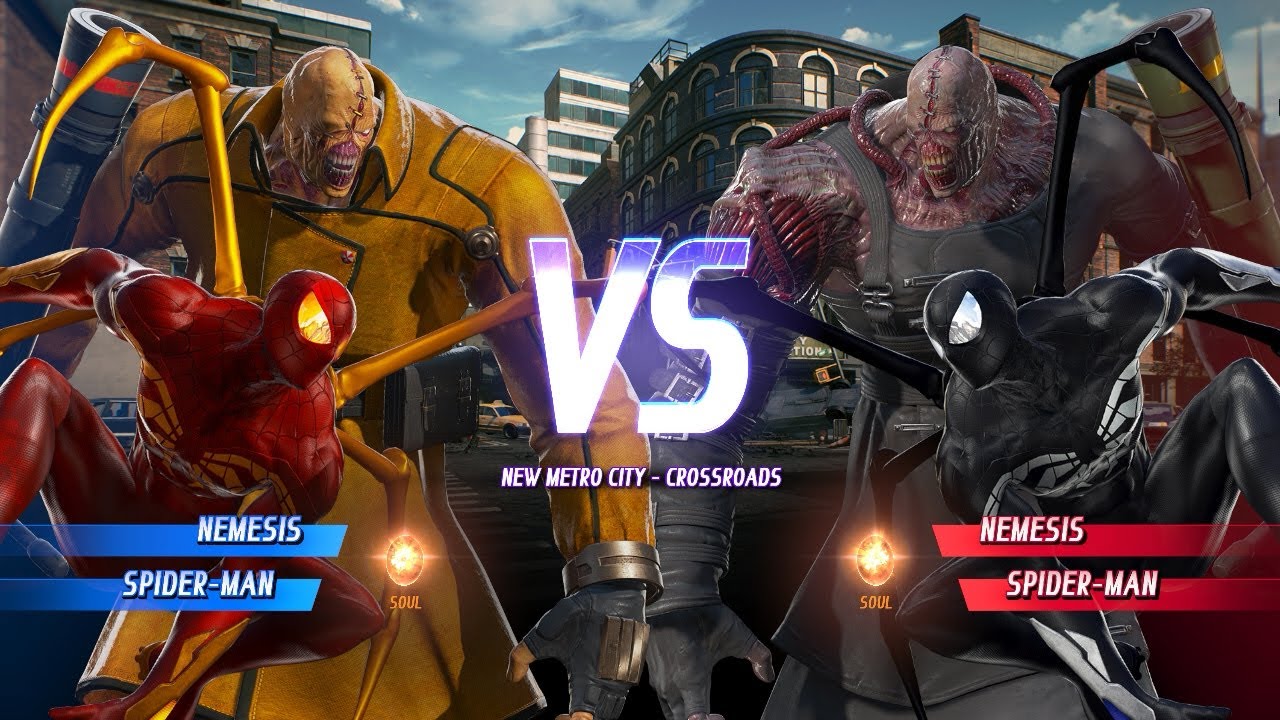 Nemesis and Iron Spider-man VS Nemesis and Iron Spider-man - Marvel vs ...
