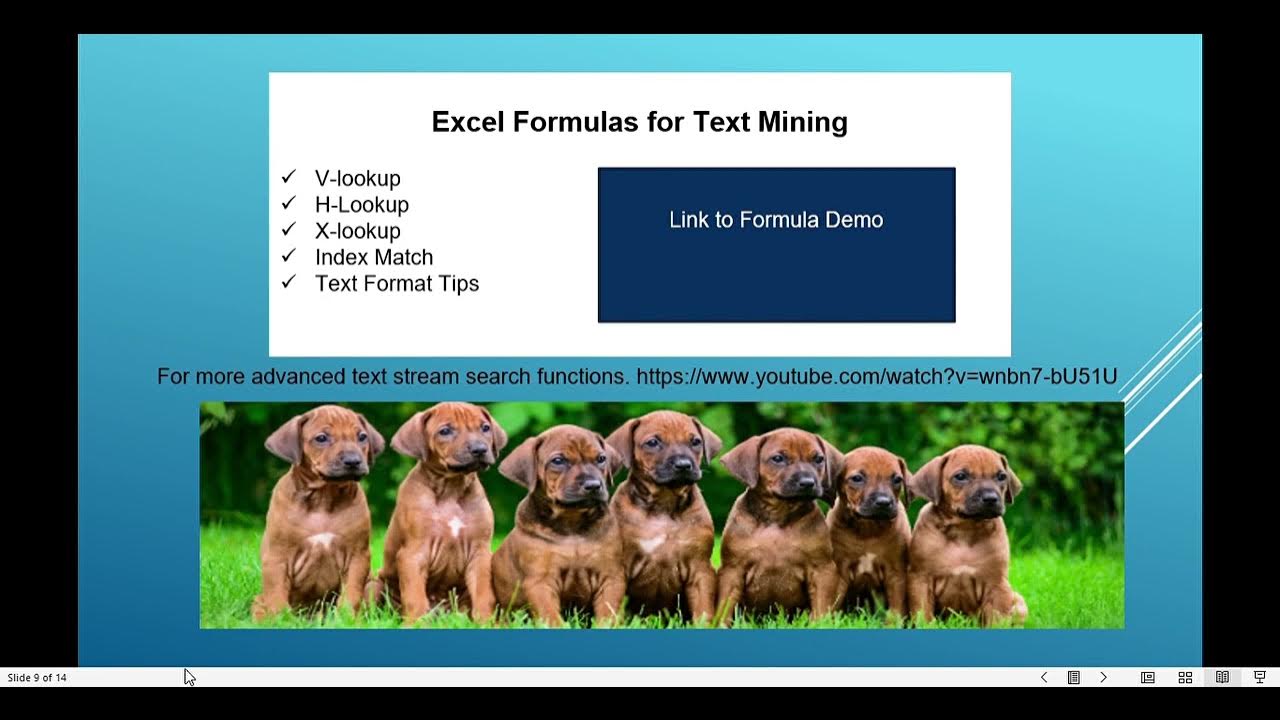 Formulas Qualitative Data Analysis Using Excel - YouTube
