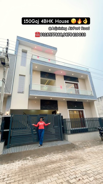 🔥West-facing 4BHK 150Gaj House for sale,1.65cr@Adjoining AirPort Road☎️9318577888,9878410033 ...