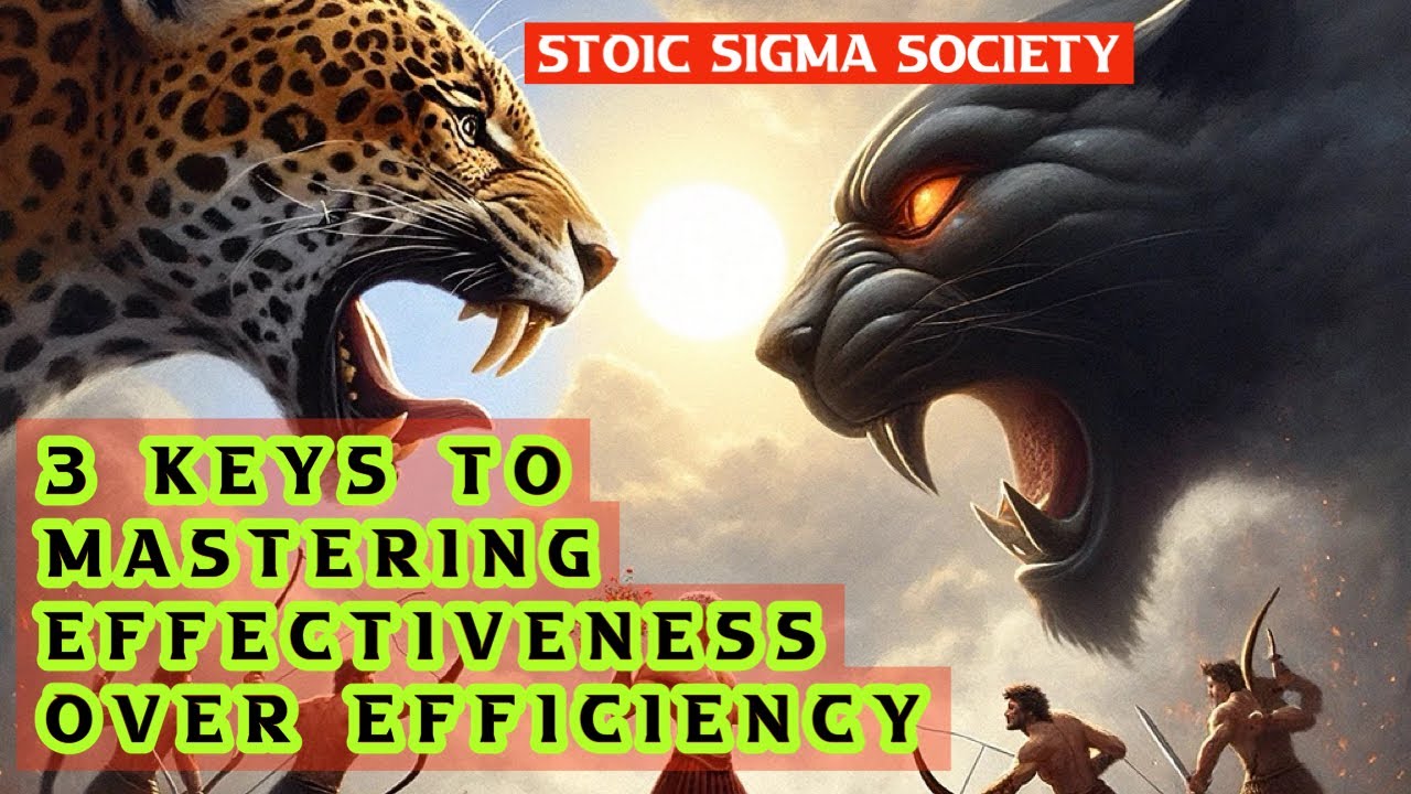 3 Keys to Mastering Effectiveness Over Efficiency for Goal Achievement ...