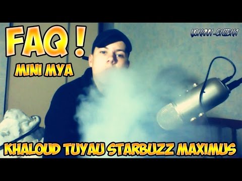 F.A.Q #1 KHALOUD TUYAU STARBUZZ MAXIMUS / MINI MYA
