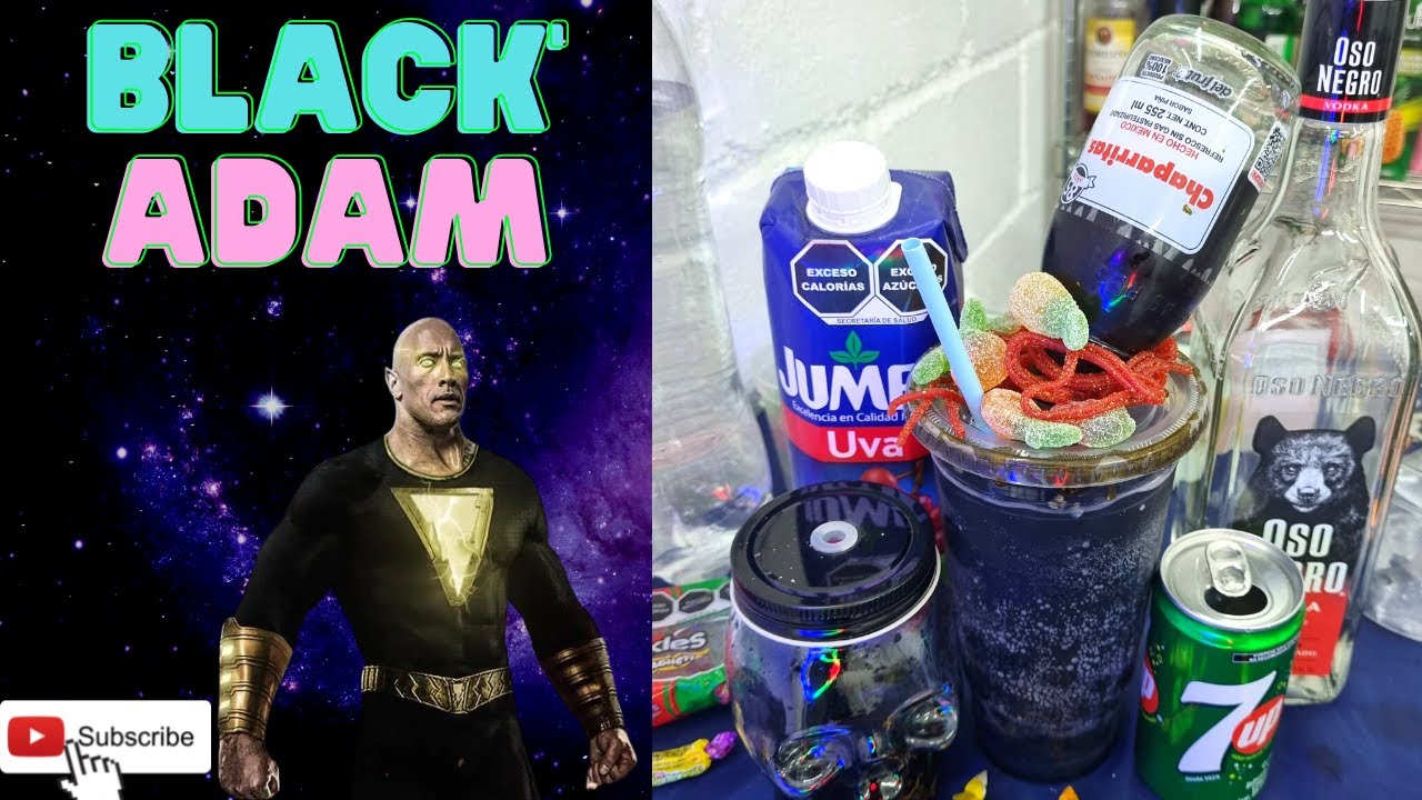 Bebida BLACK ADAM / "THE ROCK" Dwayne Johnson Coctel / Bebidas con ...